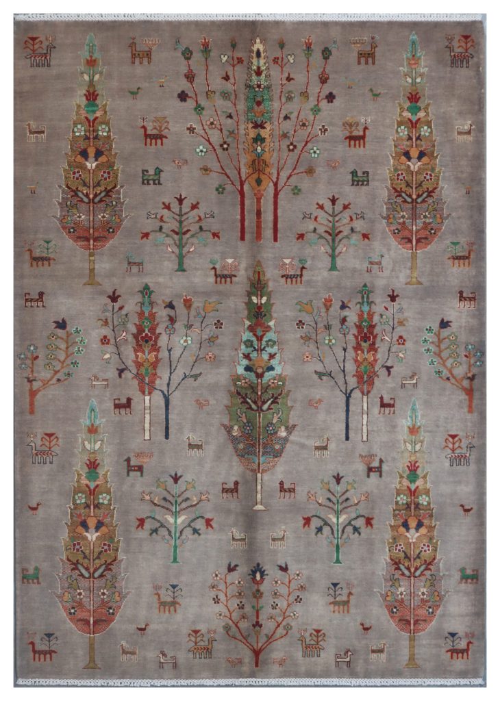 Tree Design Rug 243 x 177 - Krivo's shop